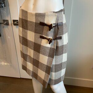 Pendleton | Skirts | Pendleton Oregon Tweed Check Wool Faux Wrap Skirt ...